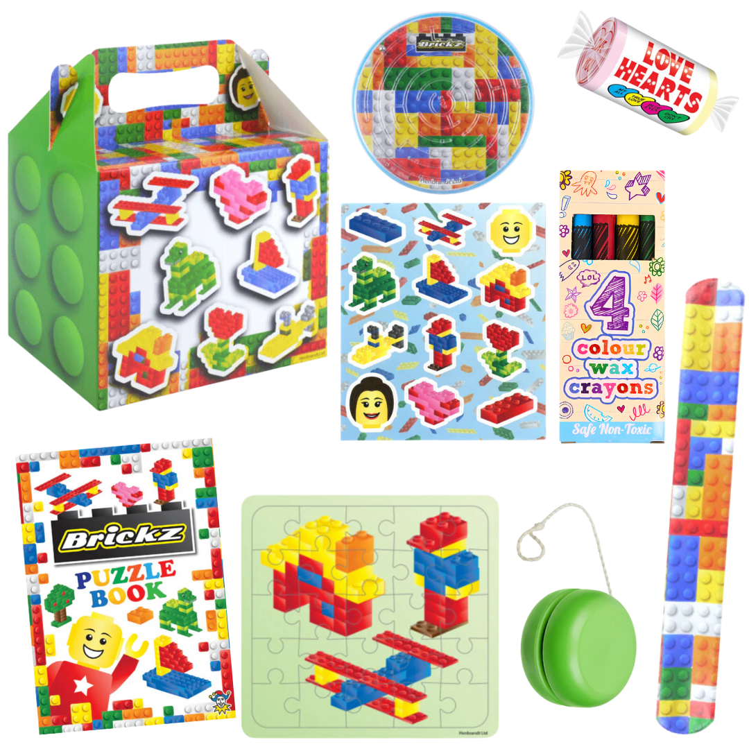 Building Blocks Theme Pre-Filled Party Box – PoundFun