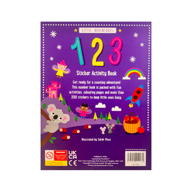 123 Sticker Activity Book – PoundFun™