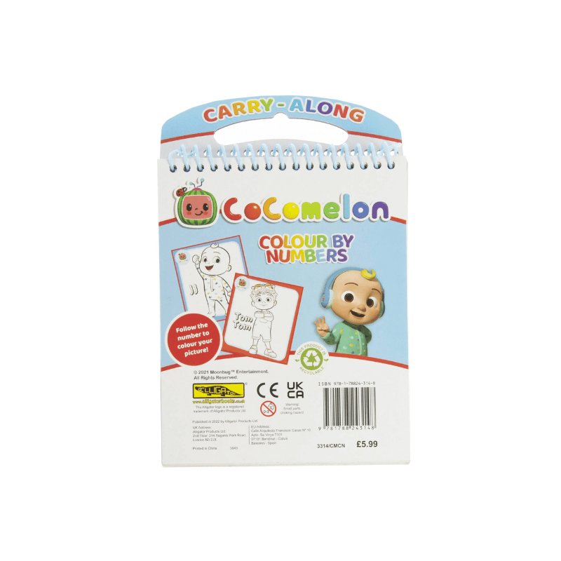 CoComelon Colour By Numbers – PoundFun