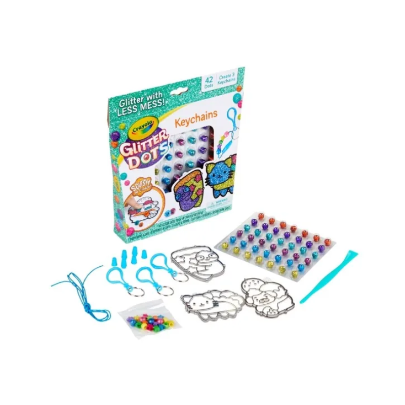 Crayola Glitter Dots Keychains – PoundFun™