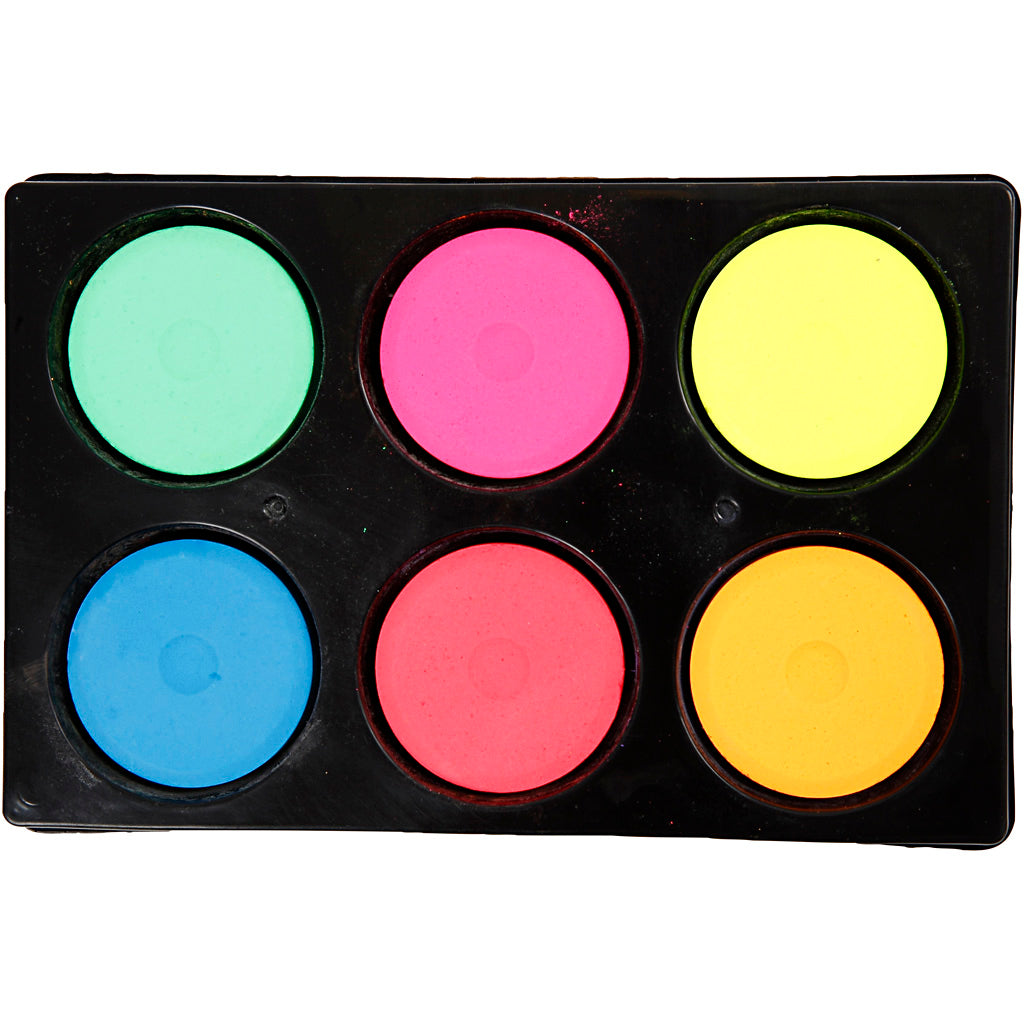 Neon Colours Transparent Tempera Watercolours - 6pk 16mm x 44mm – PoundFun