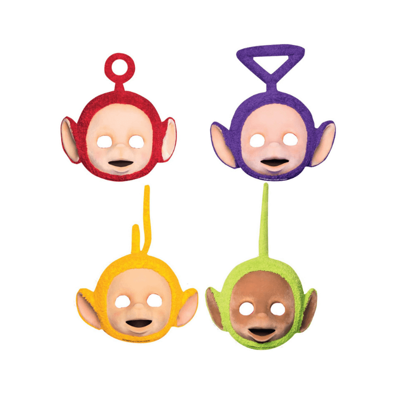 4 Teletubbies Party Masks – PoundFun™