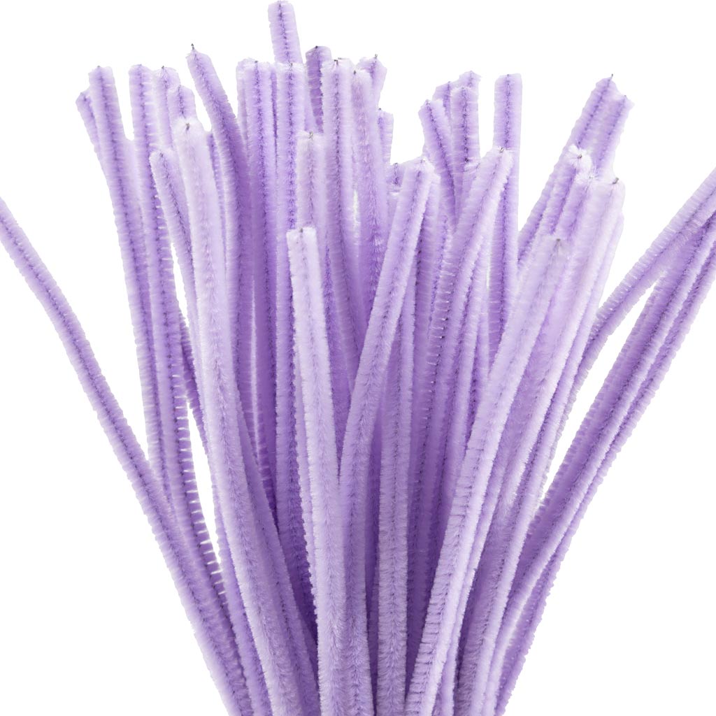 Purple Pipe Cleaners - 50 Pack 30cm x 6mm – PoundFun