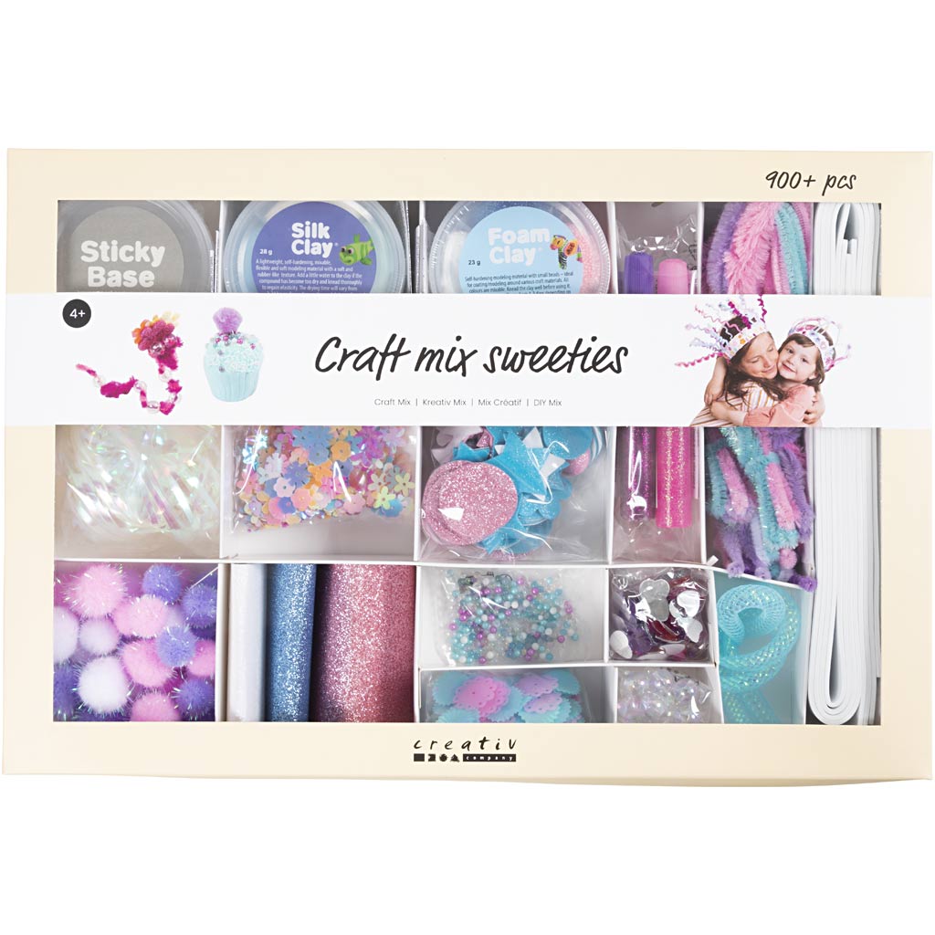 Sweeties Pastel Colour Craft Mix Craft Kit – PoundFun