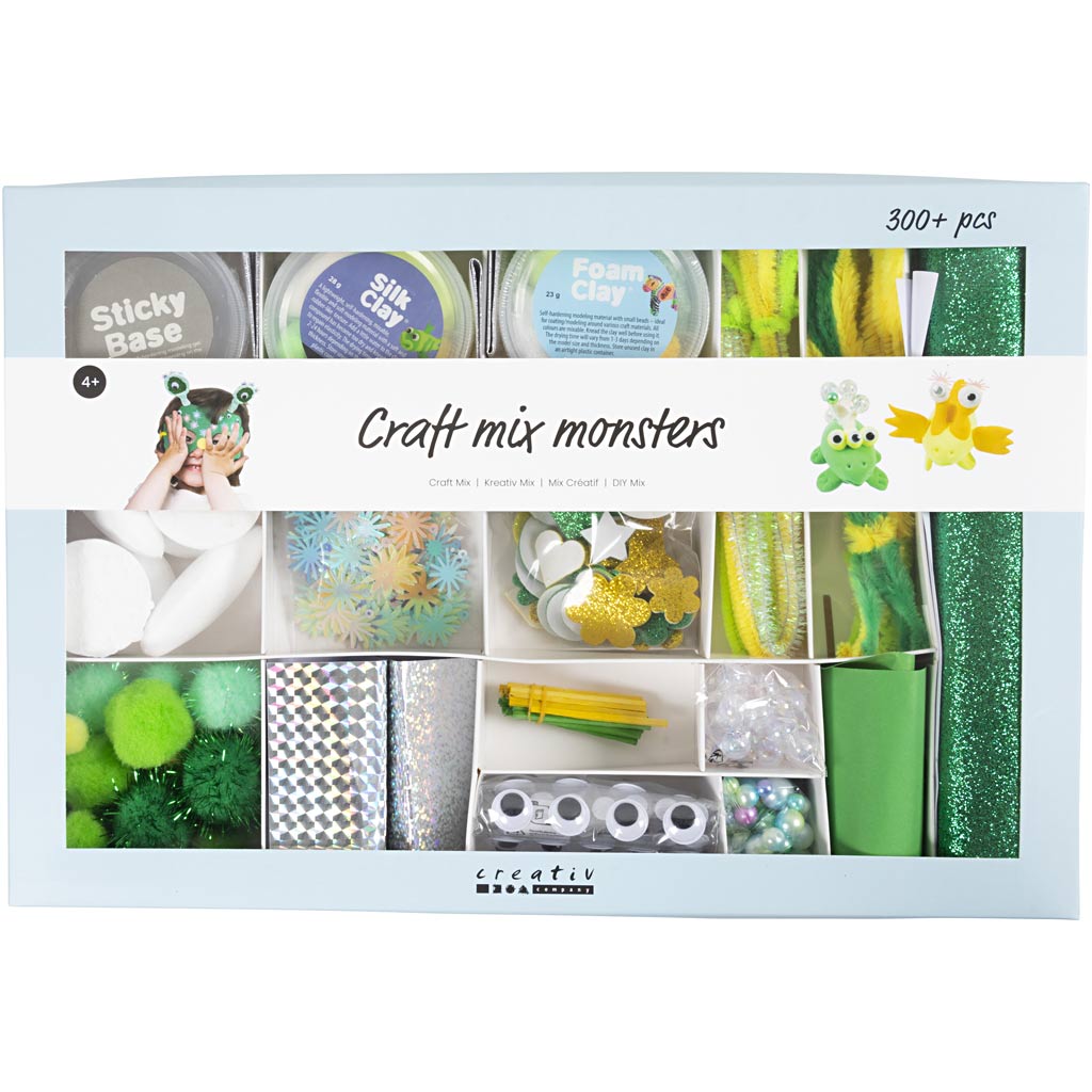 Monster Assorted Colours Craft Mix Craft Kit – PoundFun