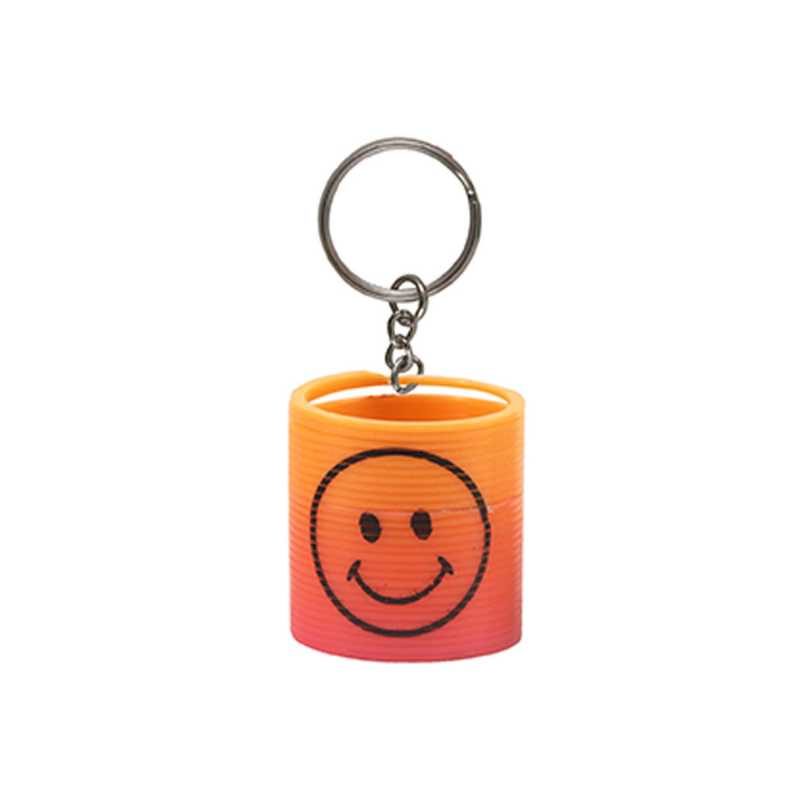 Smiley Face Slinky Keyring – PoundFun