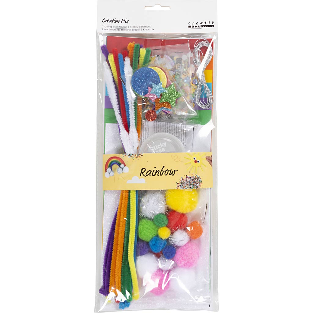 Rainbow Themed Crafting Assortment Pack Craft Kit – PoundFun