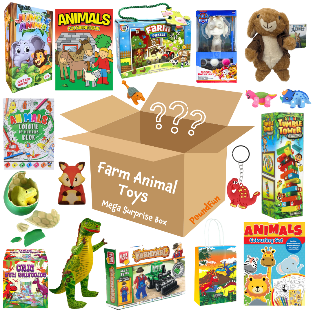 Farm Animal Toys Mega Surprise Box | PoundFun™