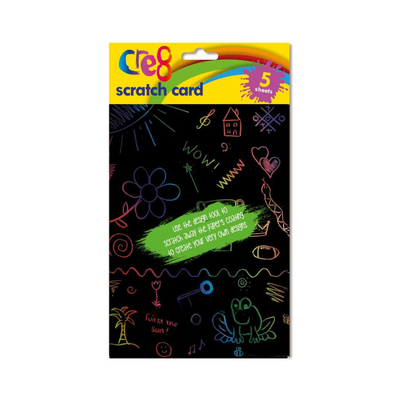 A5 Rainbow Scratch Card 5 Sheets – PoundFun™