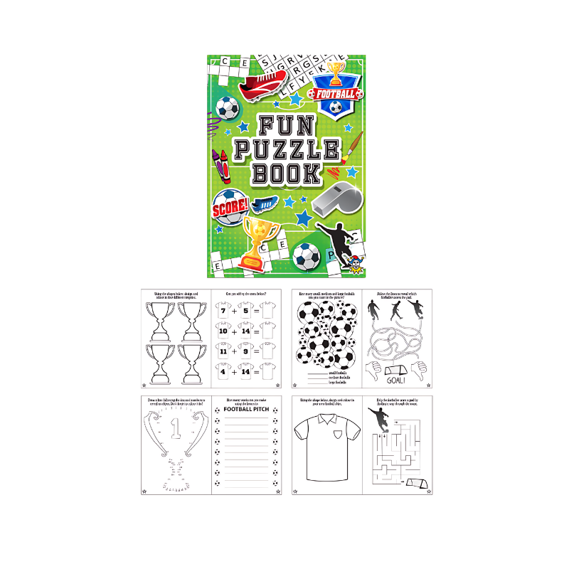 Football Fun Puzzle Book – PoundFun™
