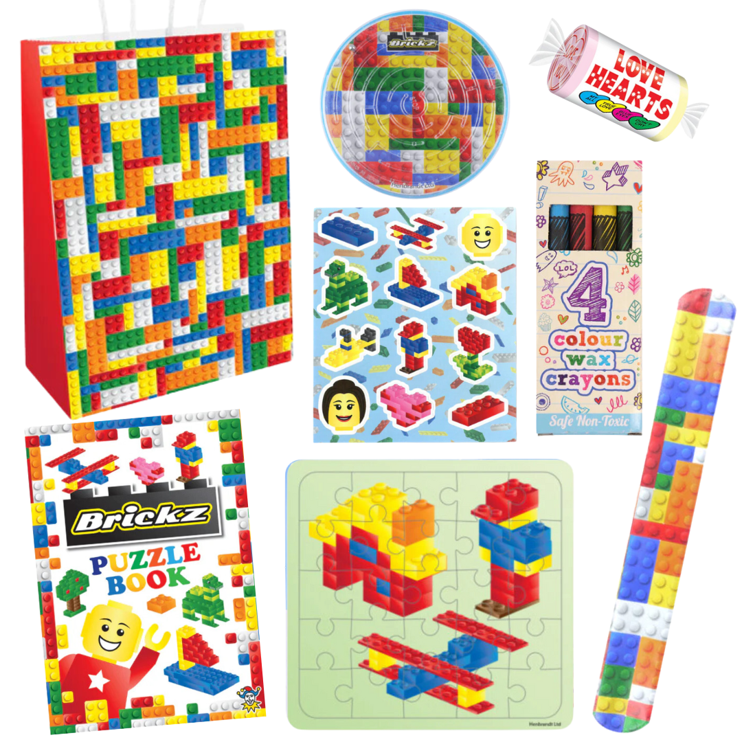 Building Blocks Theme Pre-Filled Party Bag – PoundFun