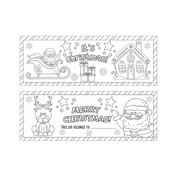 Christmas Colouring Mug | PoundFun – PoundFun™