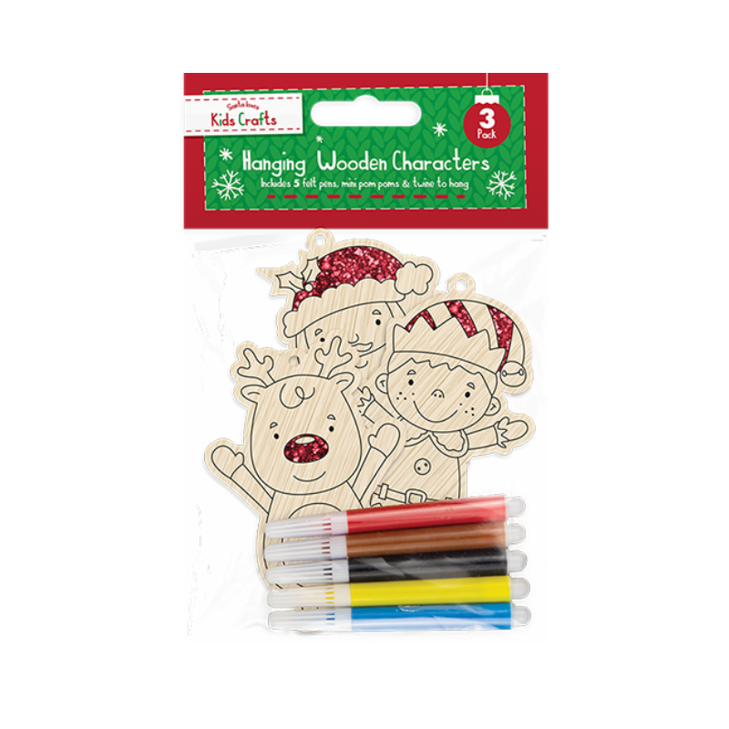 Colour In Hanging Characters – PoundFun™