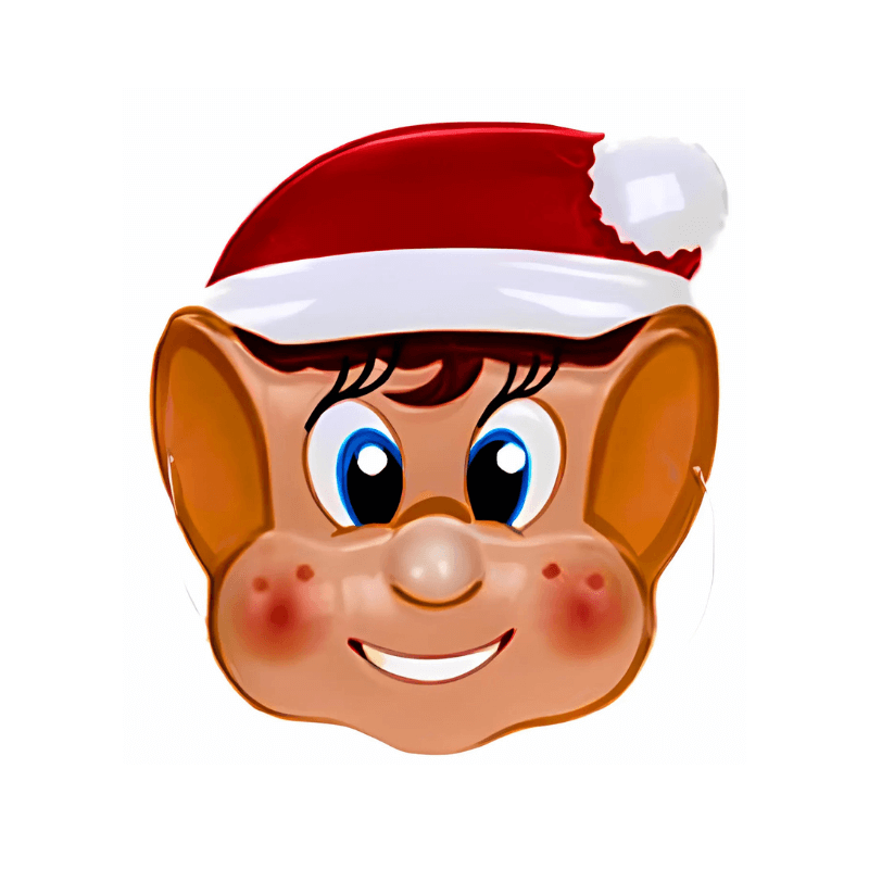 Mr Elf Christmas Face Mask – PoundFun