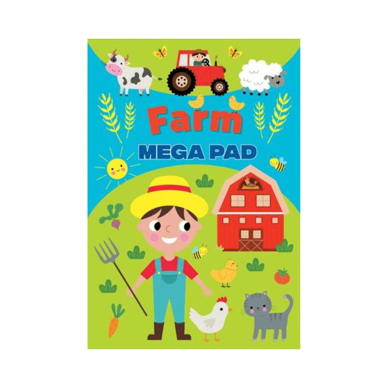 Wholesale Farm Mega Pad Colouring Book - (Case of 12) – PoundFun