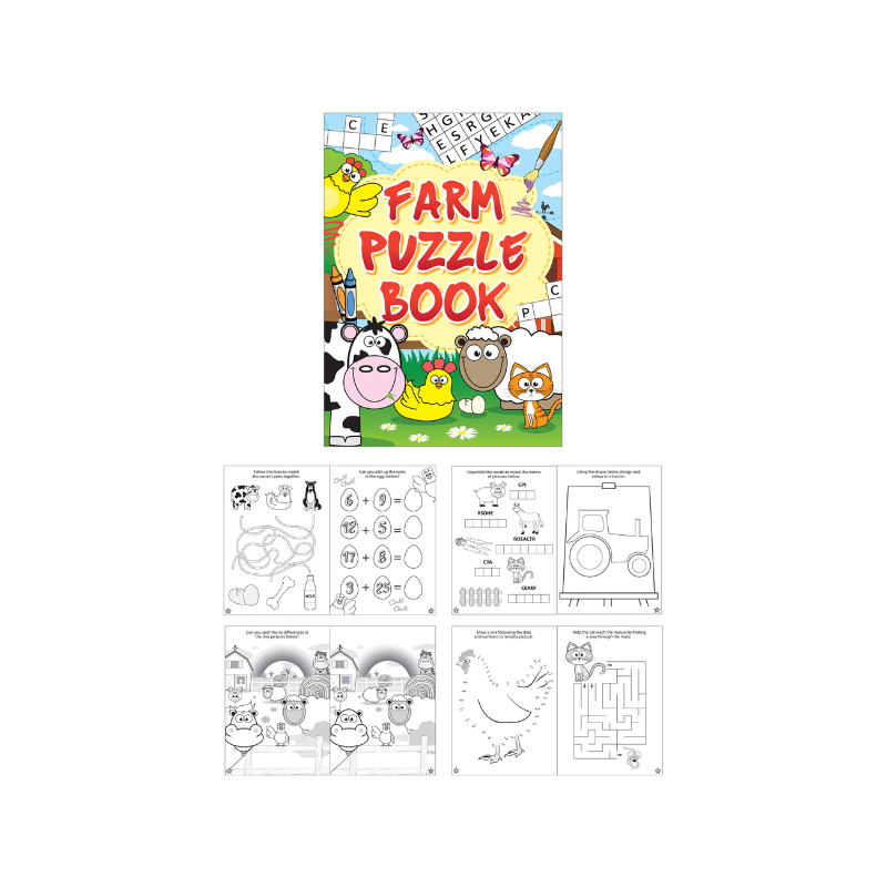 Farm Puzzle Book – PoundFun™