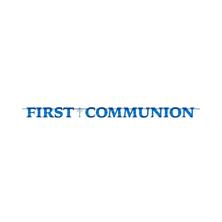 First Communion Letter Banner – PoundFun™