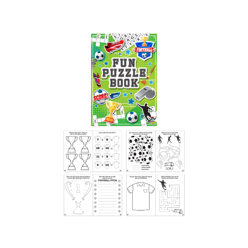 Football Fun Puzzle Book – PoundFun™