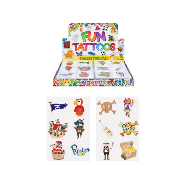 Fun Mini Pirates Tattoos – PoundFun™
