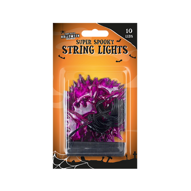 Halloween Purple Bats Spooky Led String Lights – PoundFun
