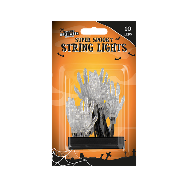Halloween Clear Skeleton Spooky Led String Lights – PoundFun