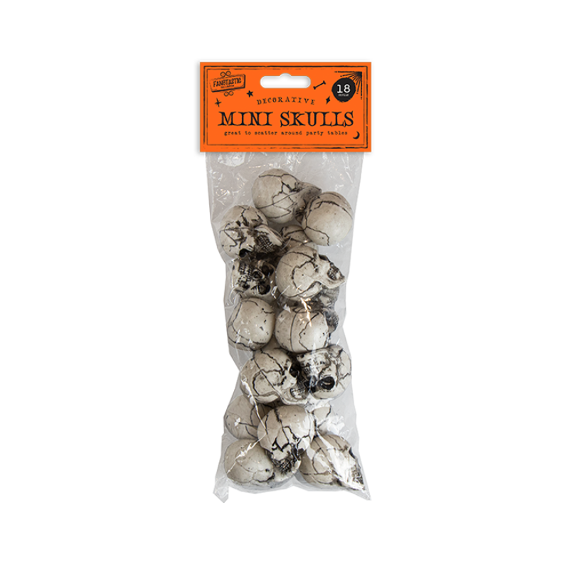 Halloween Mini Skulls Decoration Pack – PoundFun