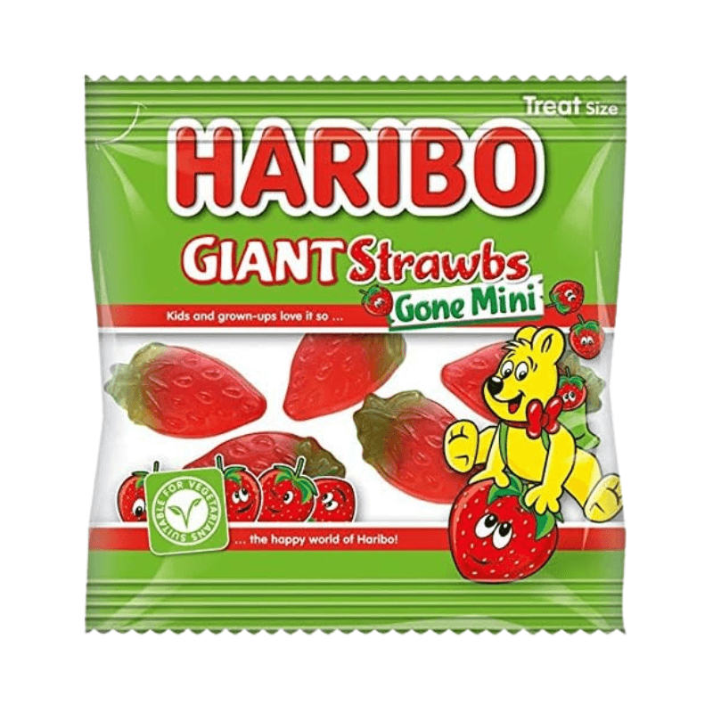 Haribo Giant Strawbs Treat Size – PoundFun™